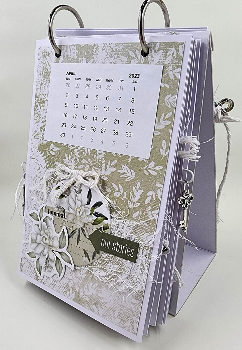 C2301 Desktop Calendar (CK) : ** Downloadable Instructions ** – Craftables