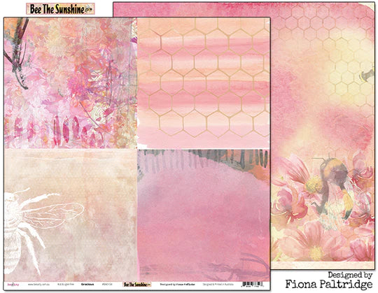 Bee the Sunshine : Gracious 12x12 Scrapbooking Paper – Craftables