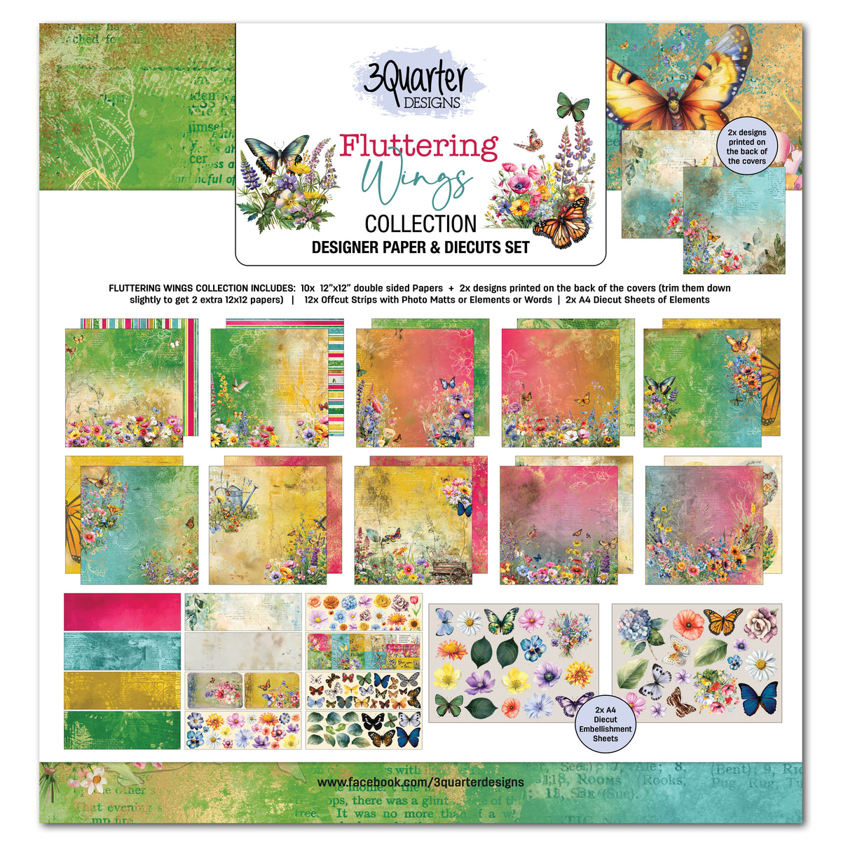 Fluttering Wings by 3Quarter Designs – Craftables