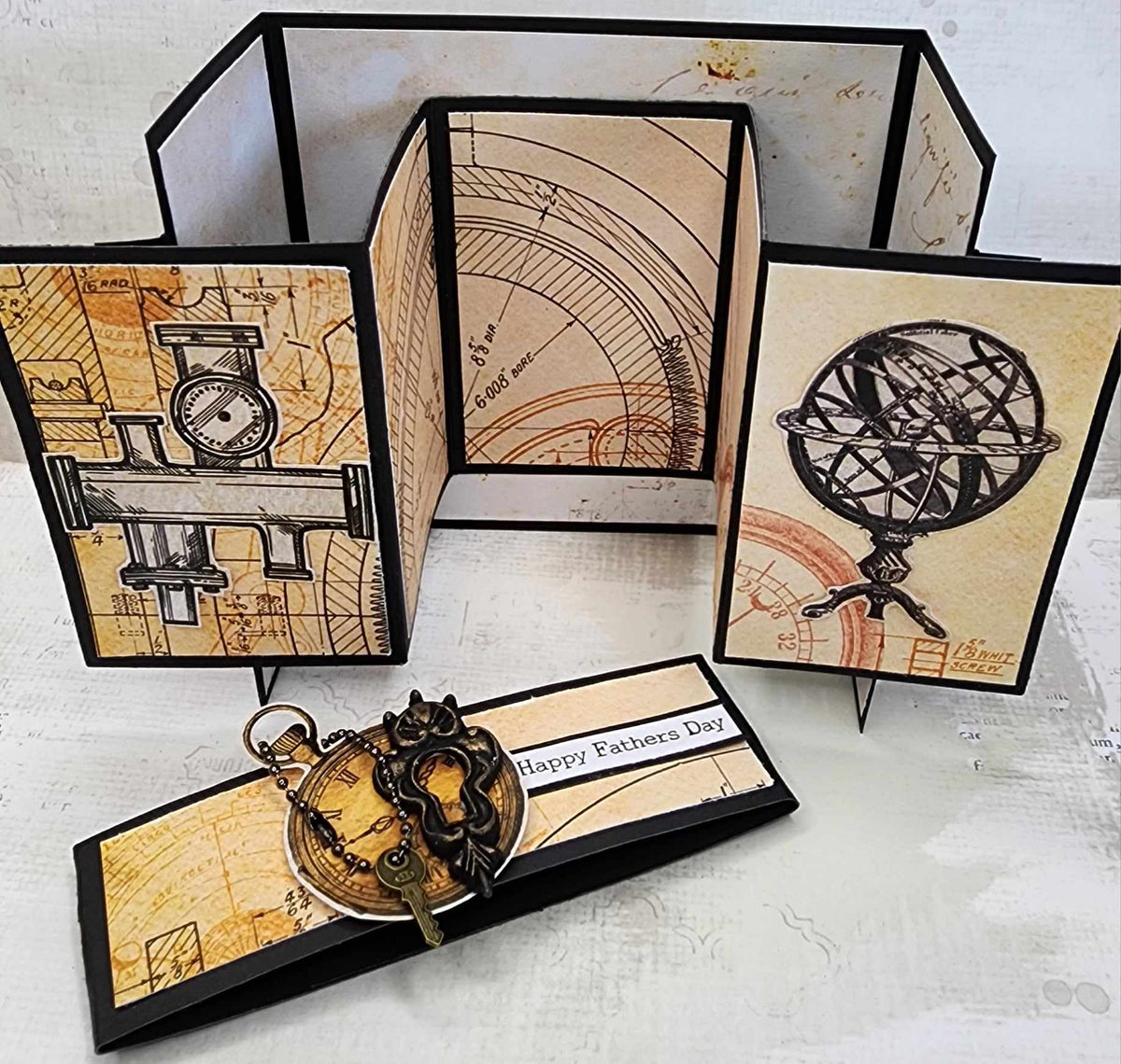 C2322 : Fold out Quad Card (CK) **Downloadable Instructions** – Craftables