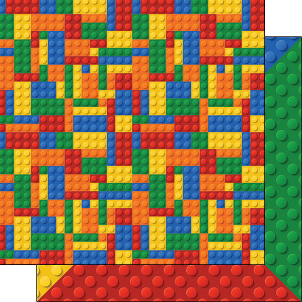 Building Block Multi Colour DS 12x12 Paper – Craftables