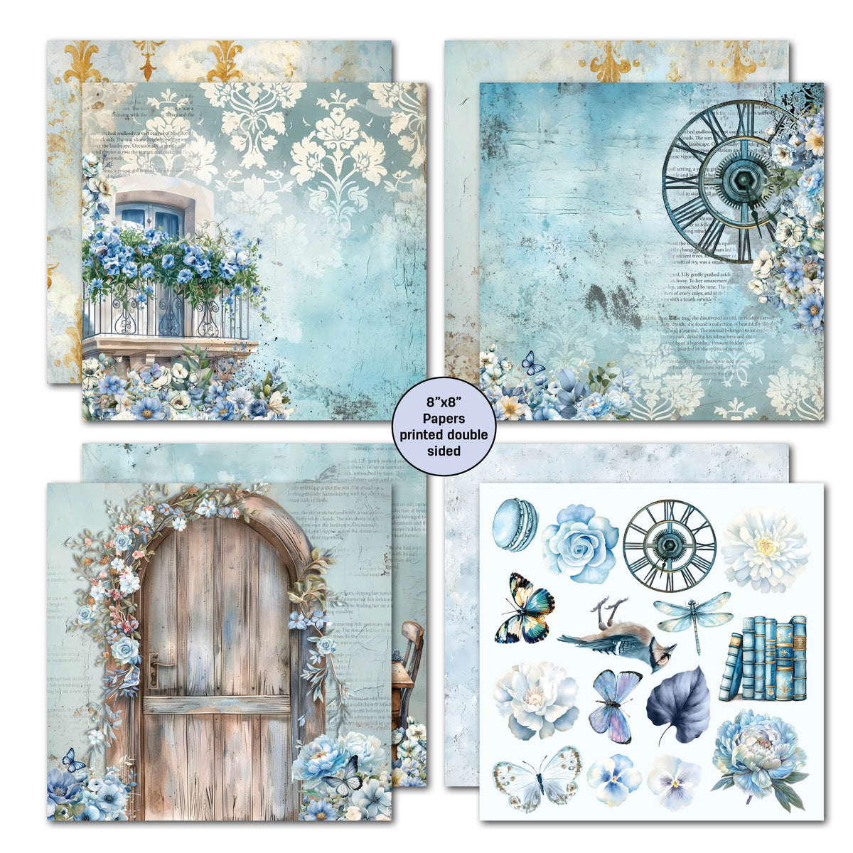 3Quarter Designs - Delicate Harmony 8"x8" Collection – Craftables