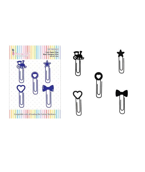 Cute Paper Clip Dies (DMCD6061) – Craftables