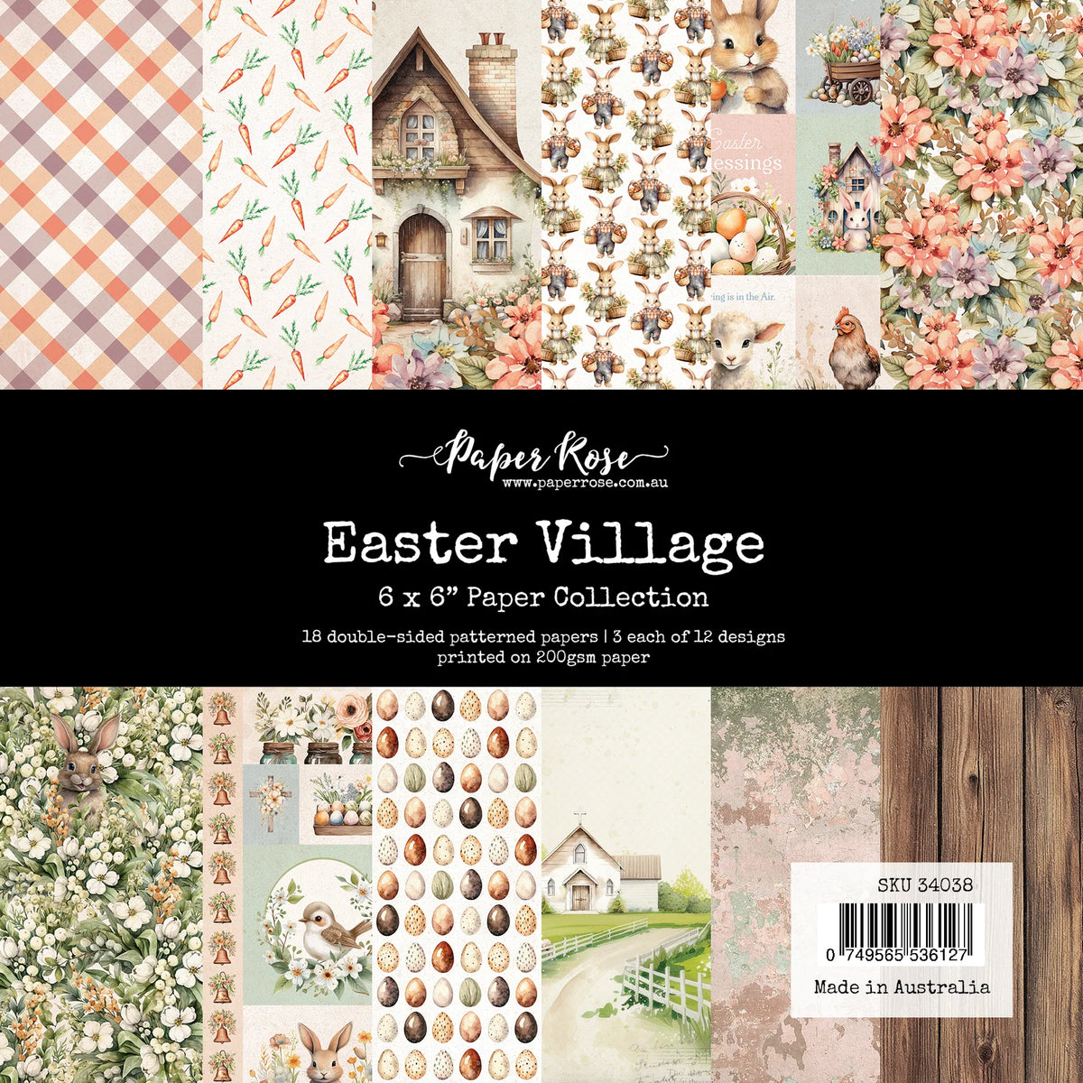 Easter Village : 6x6 Paper Pad – Craftables