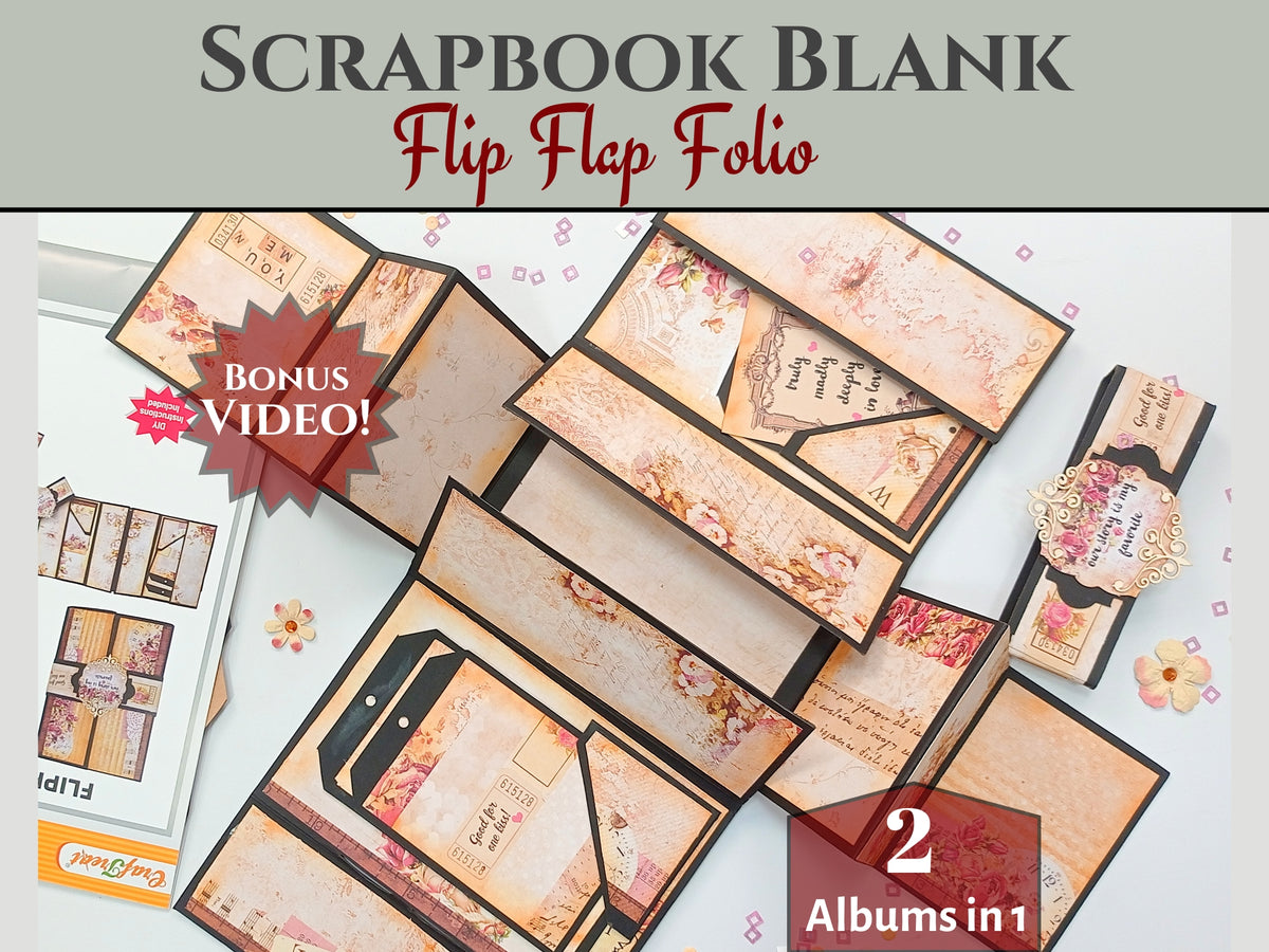 Craftreat : Project Template - Flip Flap Gate Fold Album Blanks (2 set ...