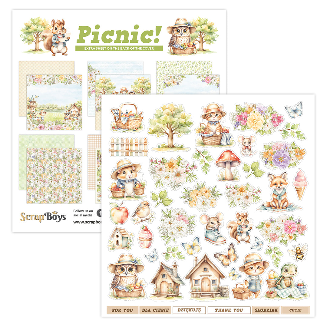 PICN-08 : Picnic - 12"x12" Paper Pack – Craftables