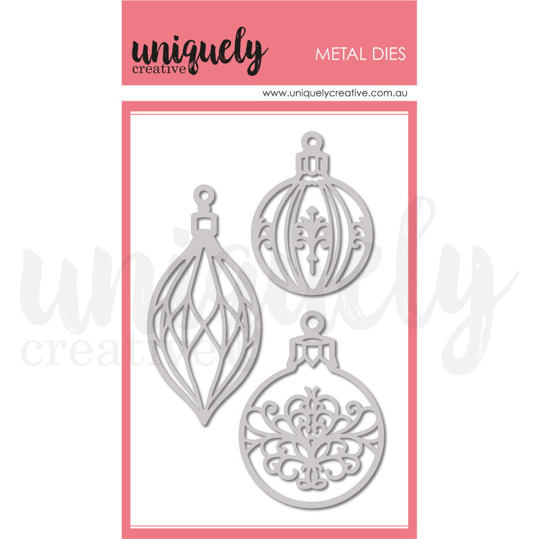 UCD2156 : Christmas Decorations Die (Christmas Wishes) – Craftables