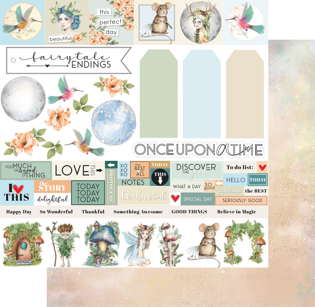 UCP2747 : Once Upon a Time Paper (Enchanted Forest) – Craftables