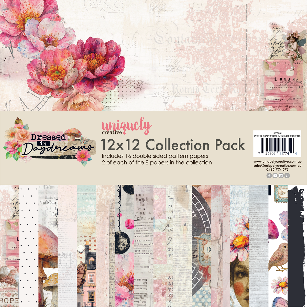 UCP3031 : 12 x 12 Collection Pack (16 sheets) (Dressed in Daydreams ...