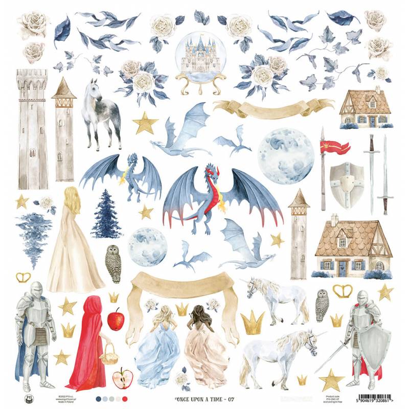 6" x 6" Paper Pack : Once upon a Time (P13) – Craftables