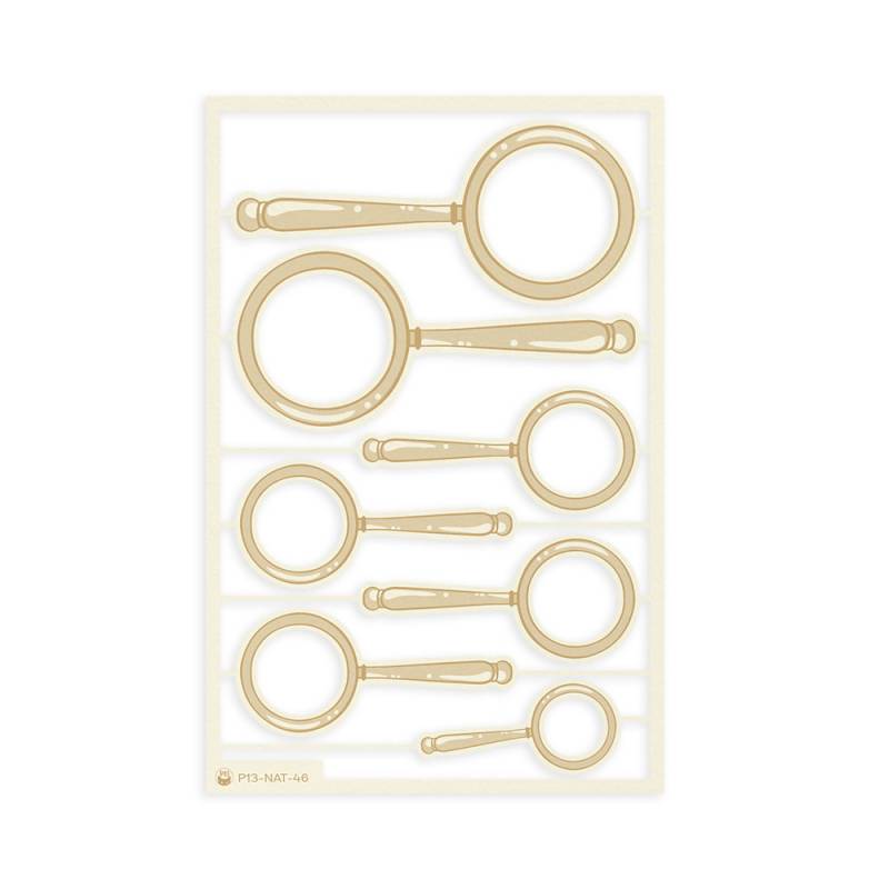 Naturalist - Chipboard Embellishments - Magnifying Glasses – Craftables