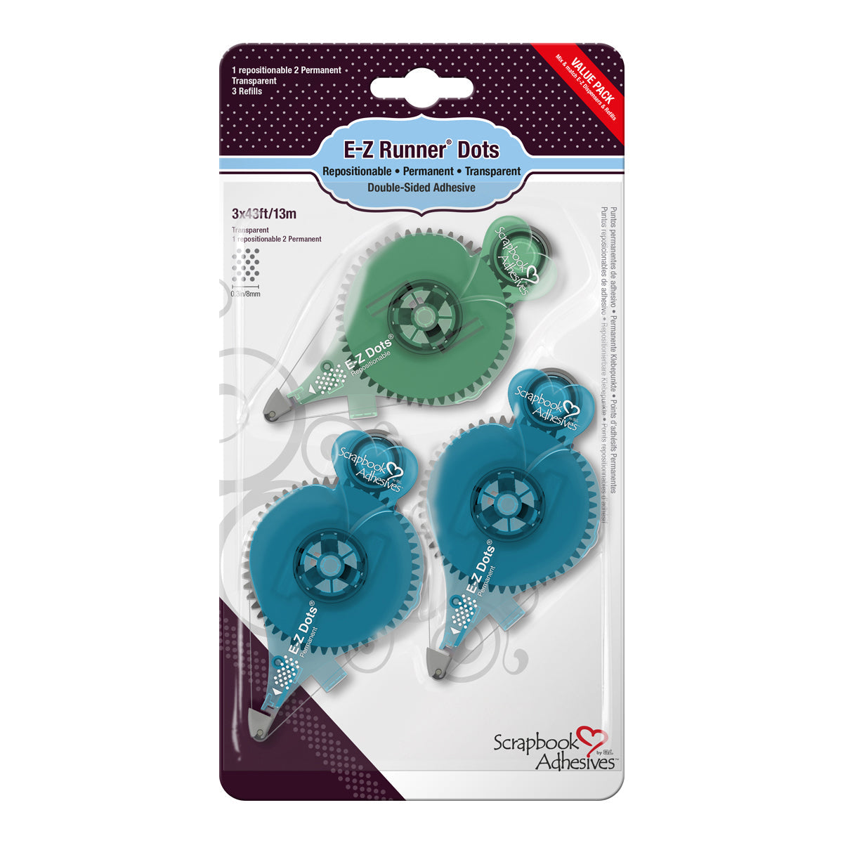 Adhesive - E-Z Runner Dots - Refill Value Pack – Craftables